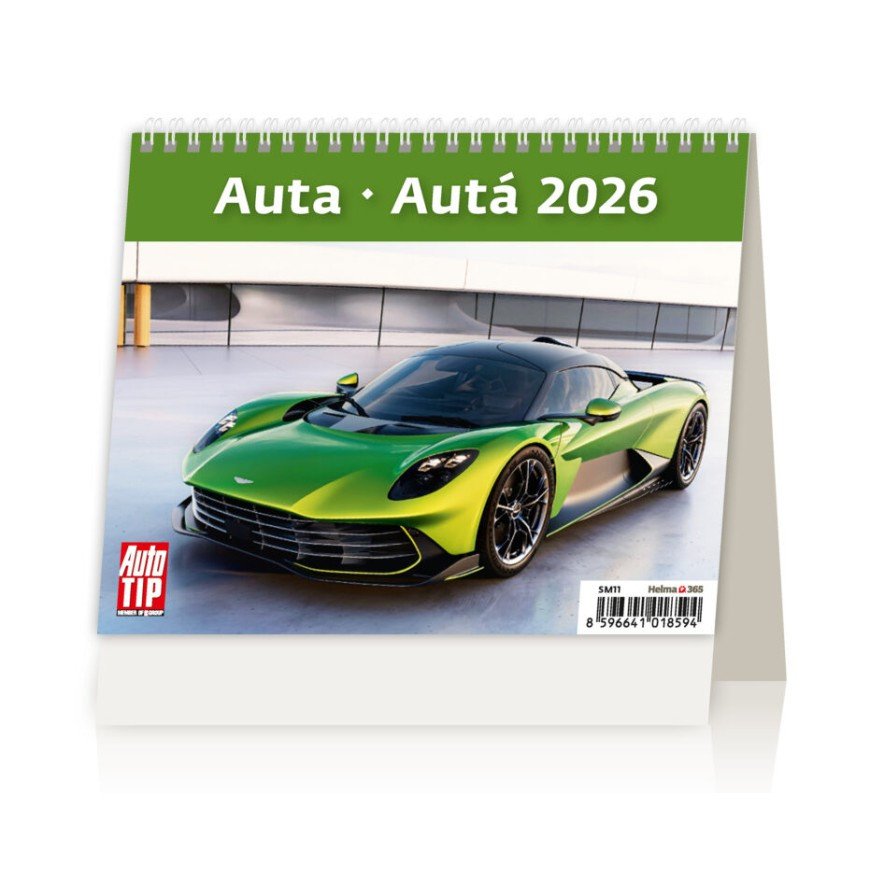 Kalendár stolný 2026 - MiniMax Autá/Auta
