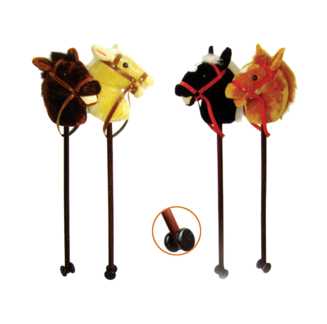 Konská hlava na tyči 100 cm